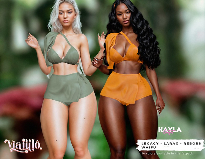 Second Life Marketplace - Via Fulo Kayla Top FatPack